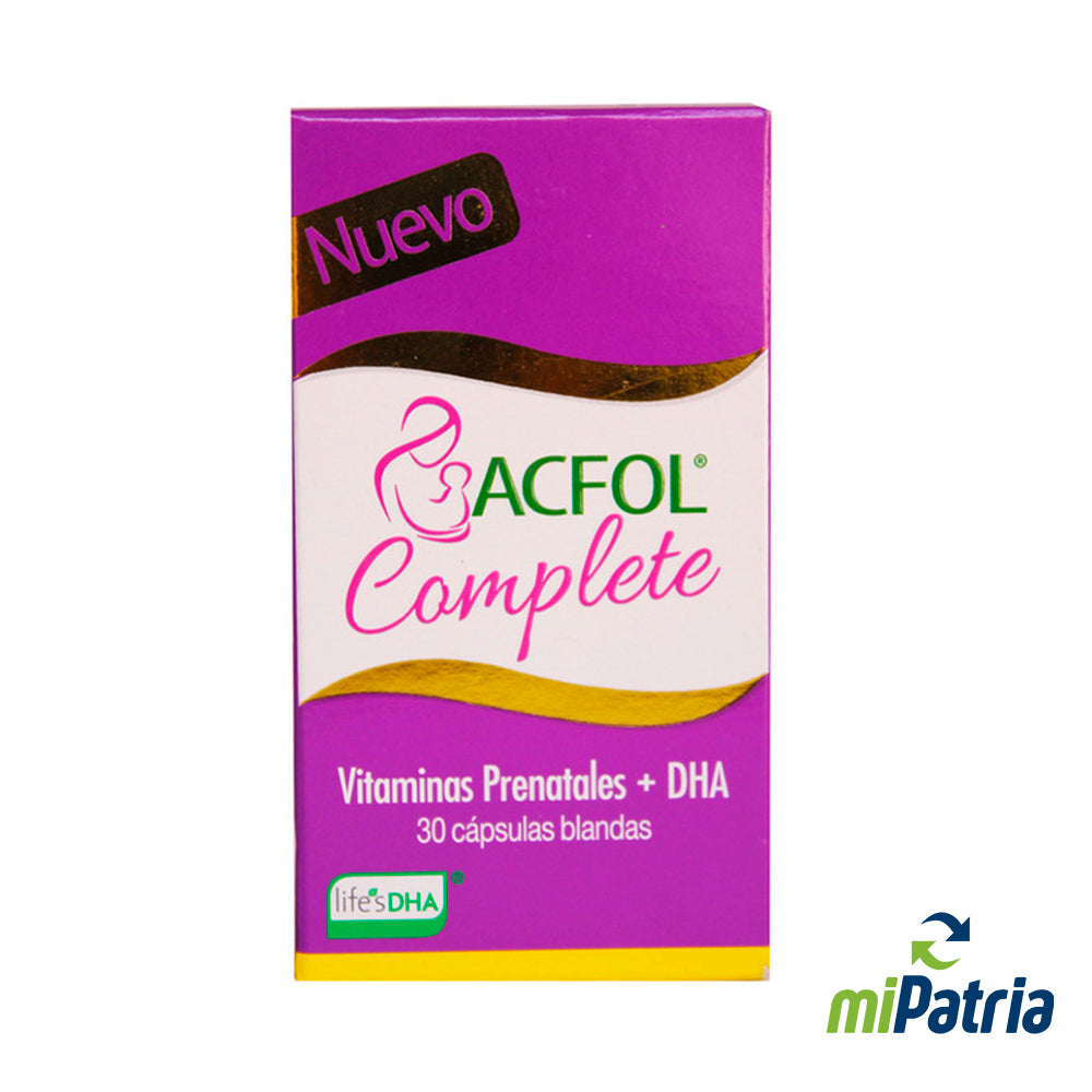 ACFOL COMPLETE X 30 CAP USA – Mi Patria